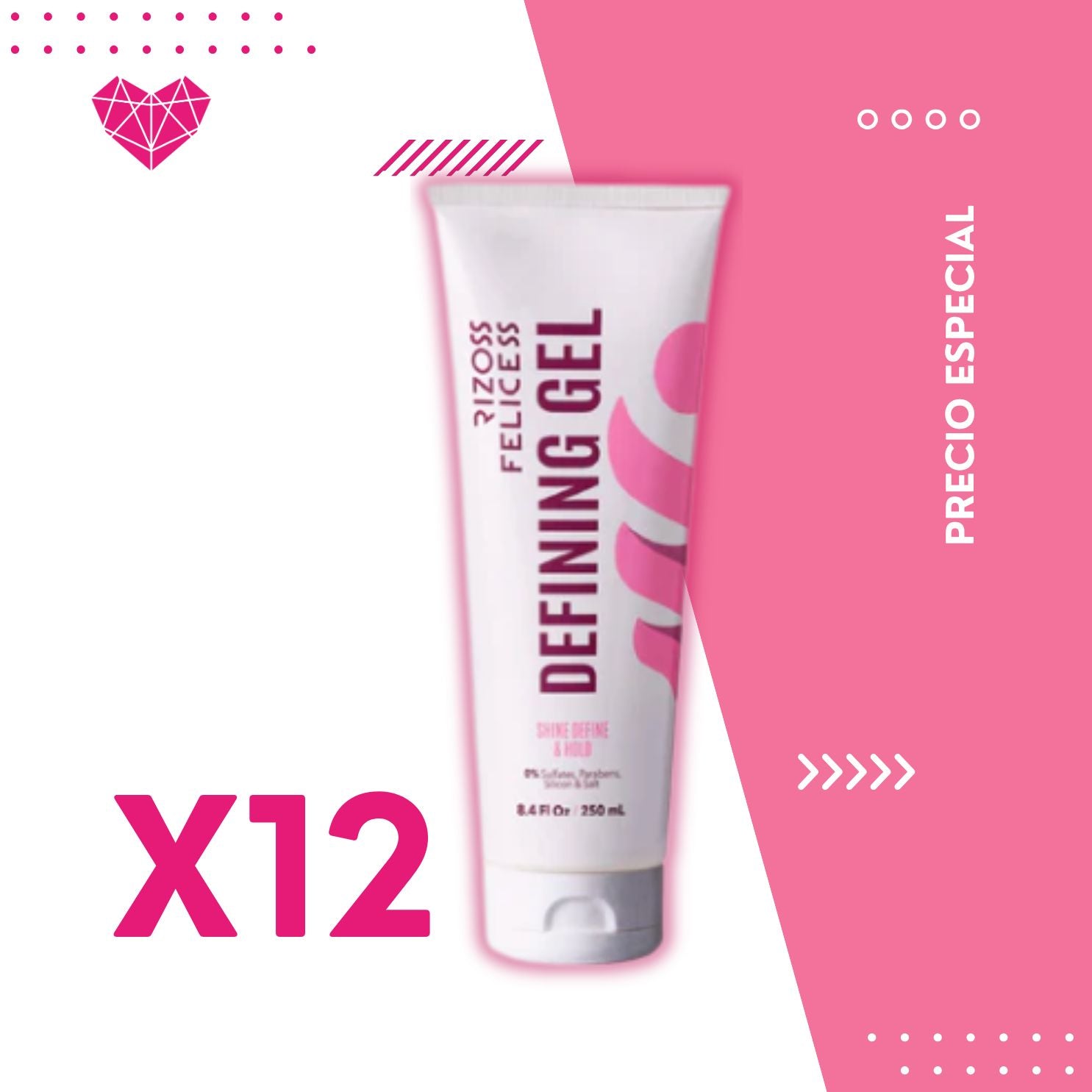 RF- Fluid-gel-plus 250 ml x 12 unidades – Bijou Cosmetics